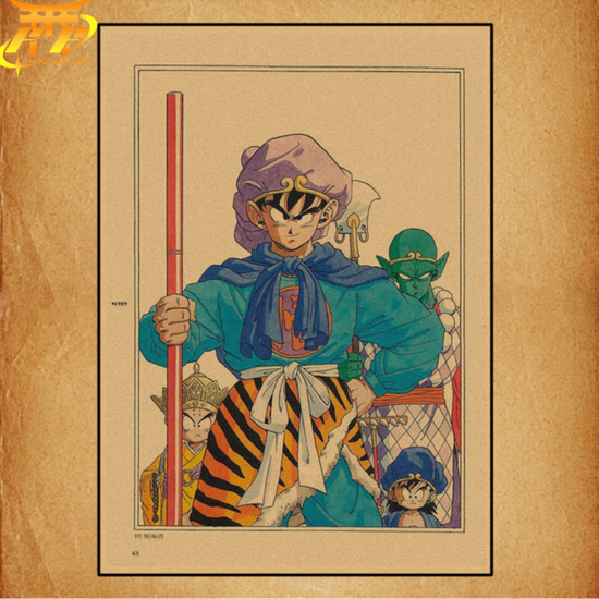 Poster Goku "Nyoï Bo" - DBZ™ – Anime Figure Store®