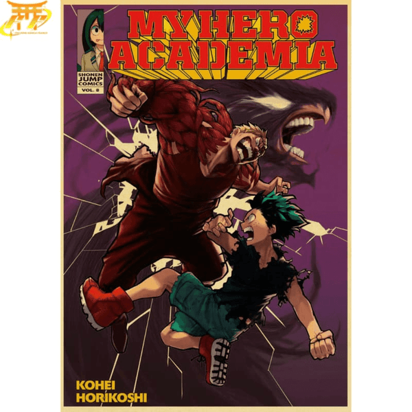 Poster Izuku Vs Muscular - MHA™ – Anime Figure Store®
